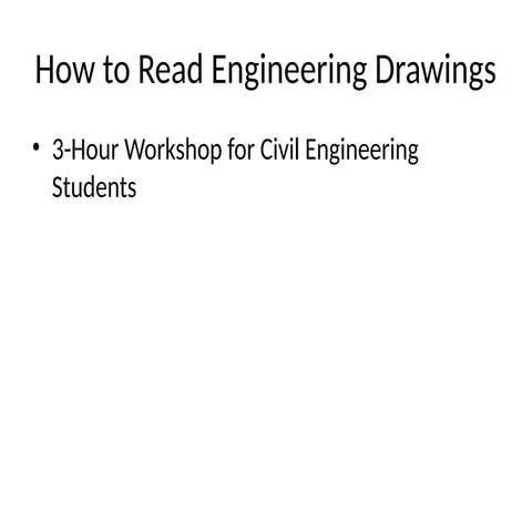 engineering_drawing_workshop using engin | PPTX