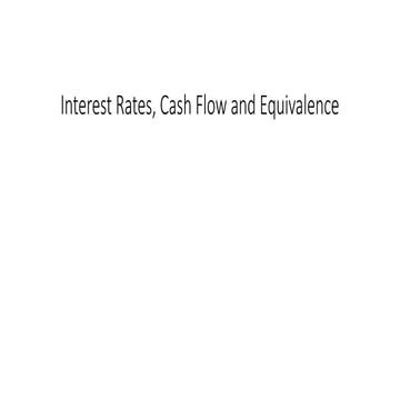 Interest rate cash flow engineering economics ppt | PPTX