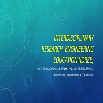 Engineering education research (EER) | PPTX