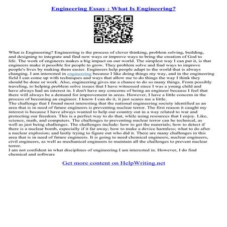 Engineering Essay Topics | PDF