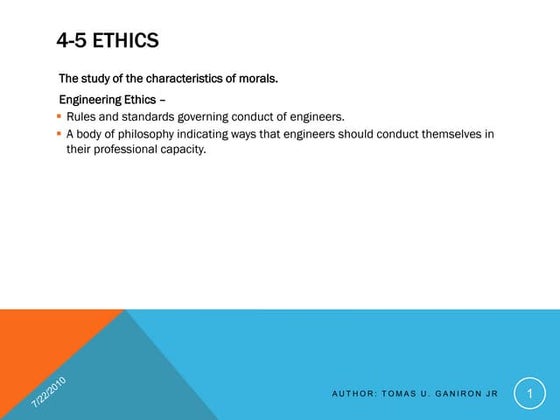 Engineering ethics | PPTX