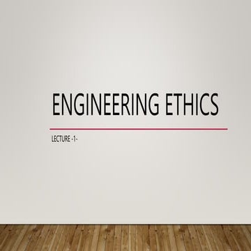 engineering ethics - PowerPoint template | PPTX