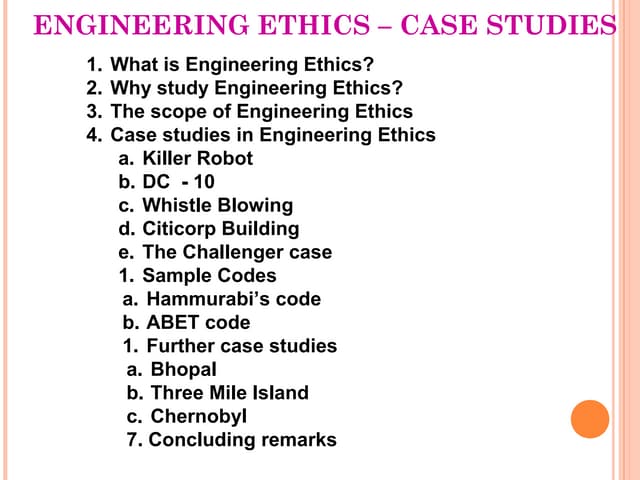 Ethics | PPTX | Civil Engineering Industry | Industries