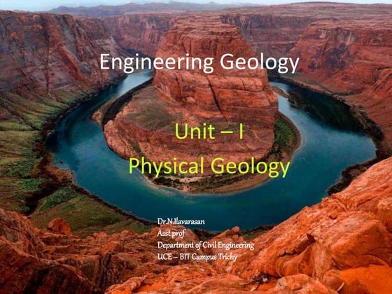1.1 introduction of geology,Branches and Scope of Geology | PPTX | Civil Engineering Industry ...