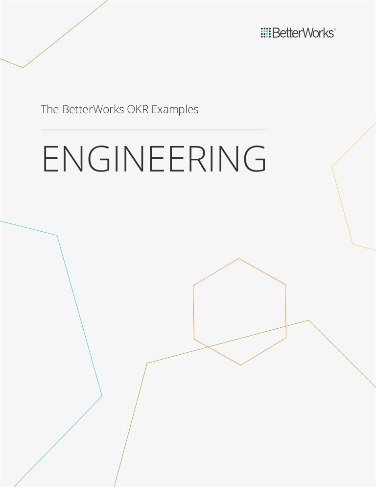 Goal Examples for Engineers