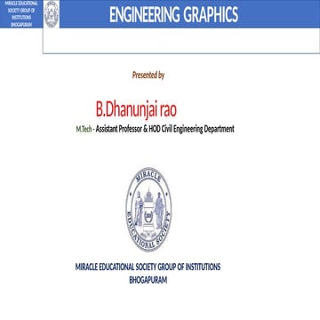Engineering Graphics Unit 1 Pptx Ellipse Pptx