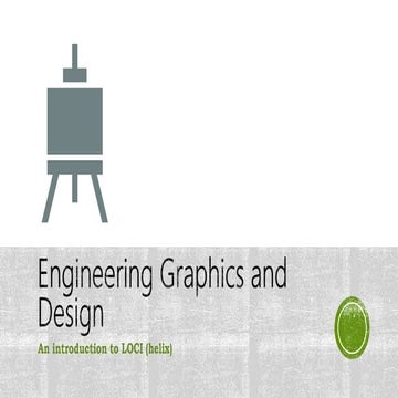 Engineering graphics and design presentation | PPTX