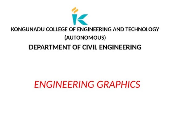 Introduction to engineering graphics | PPT