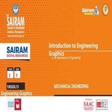 Engineering Graphics Introductionpptx 3 D Graphics Computer Software And Applications