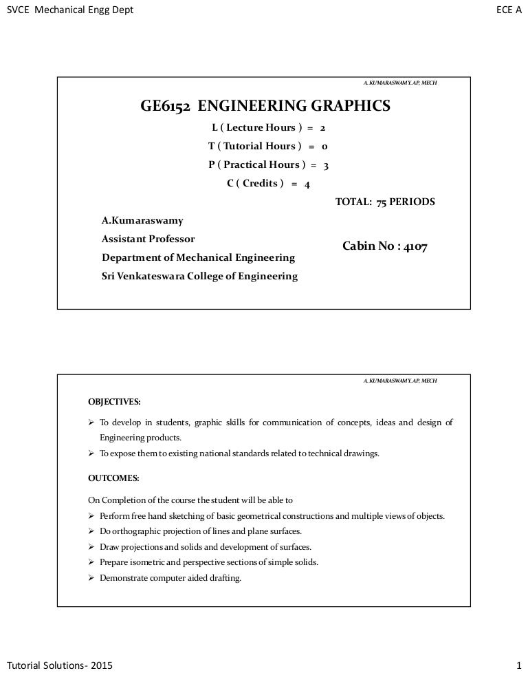 Engineering graphics