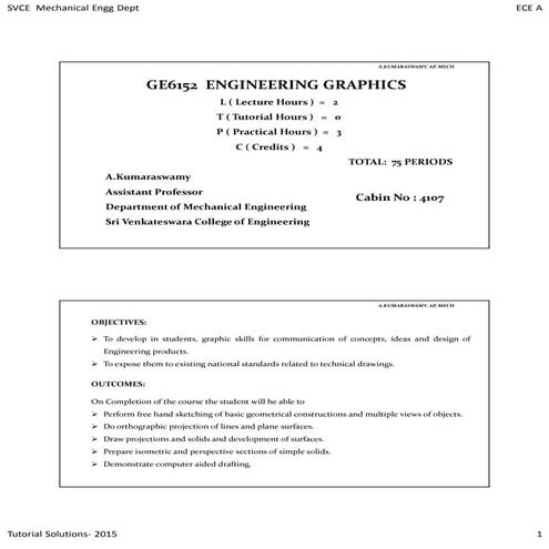 Engineering graphics | PDF