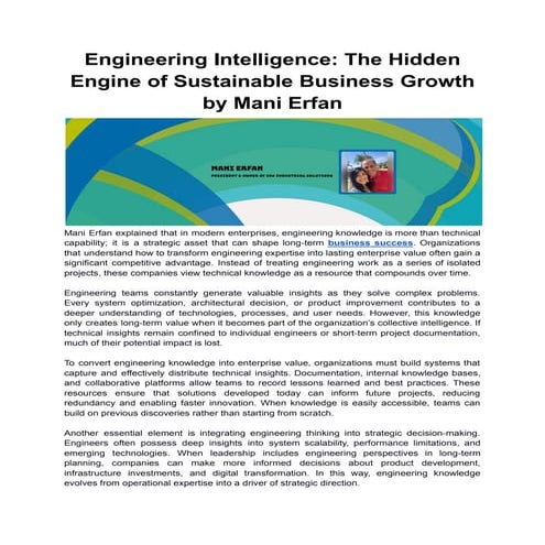 Engineering Intelligence_ The Hidden Engine of Sustainable Business ...