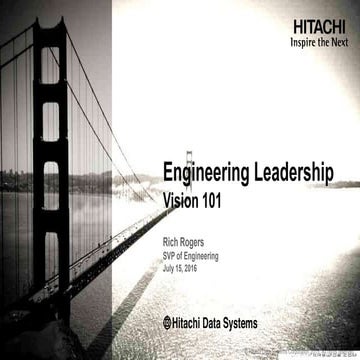 Engineering Leadership - Vision 101 | PPTX