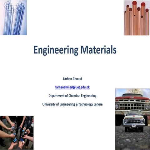 Engineering materials Lec-01 | PDF