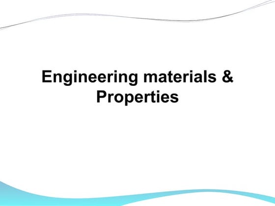 Aircraft materials lecture 3 | PPT