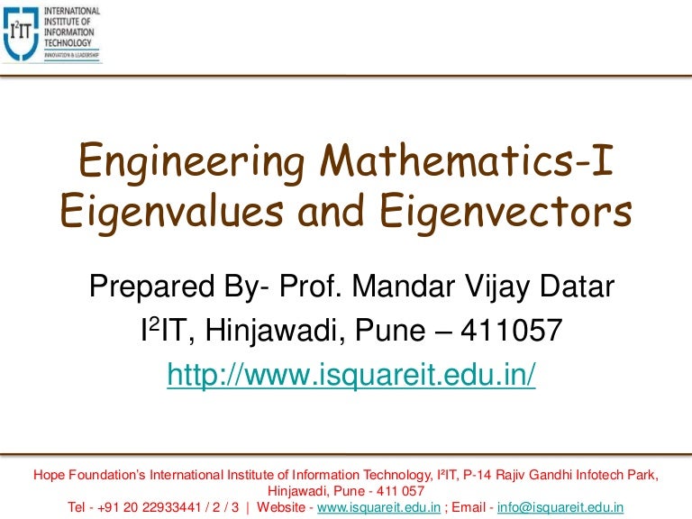 Engineering Mathematics with Examples and Applications