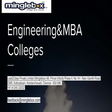 Engineering mba colleges | PPTX
