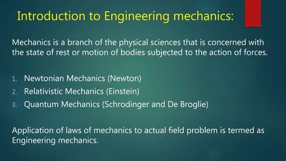 Force System-Engineering Mechanics | PDF