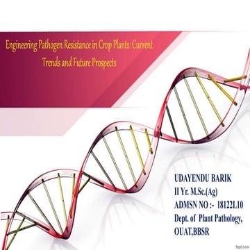 Engineering pathogen resistance in crop plants current trends and ...