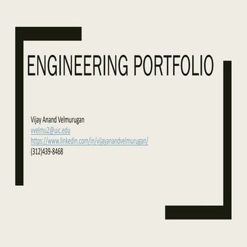 Engineering portfolio | PDF