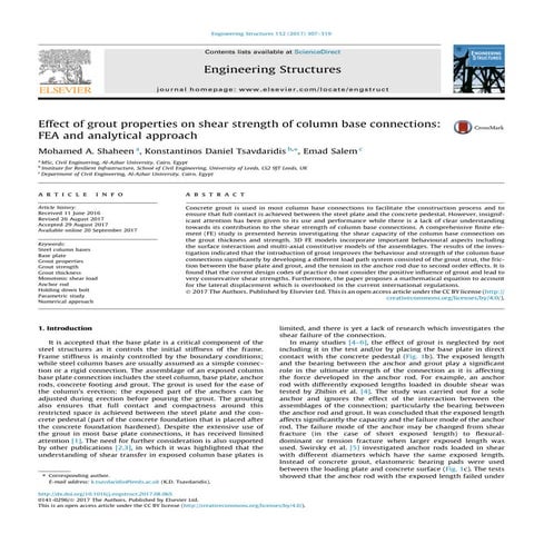 Engineering structures | PDF