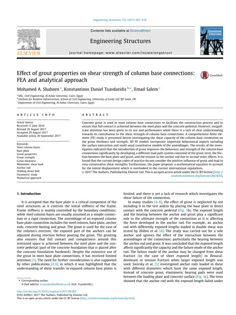 Shear lug verification example | PDF