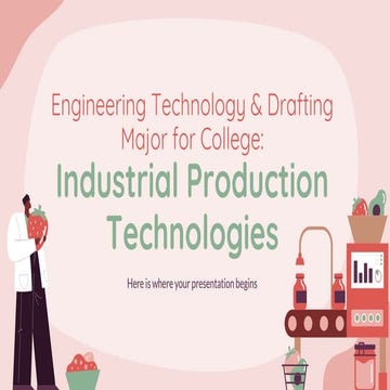 Engineering Technology & Drafting Major for College_ Industrial Production Technologies by ...