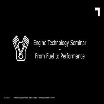 Engine technology seminar | PPT