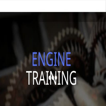 Training tentang dasar-dasar dari engine | PPTX