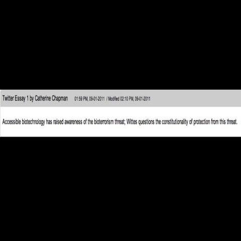 Rough Draft- Twitter Essays | PPTX | Books and Literature