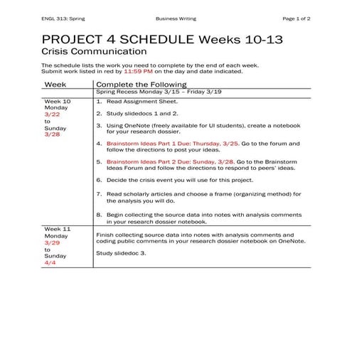 Production diary template update weekly | DOCX