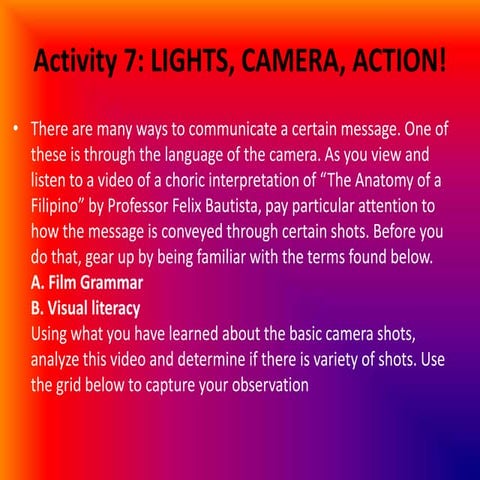 Engl8.basic camera shots.speech choir | PPTX