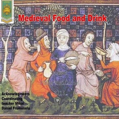 Medieval Food and drinks | PPTX