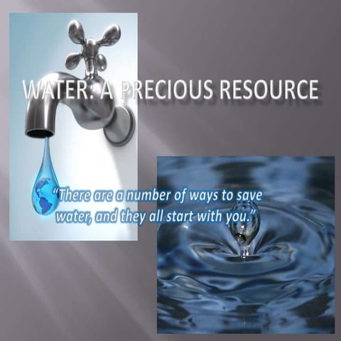 Save water | PPT