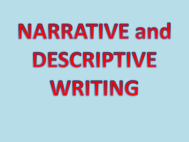 Year 7 Week 1 - Descriptive writing.pptx