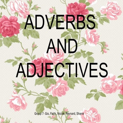 Adjectives | PPTX