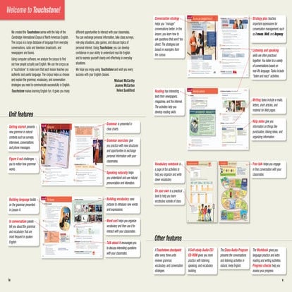 Student Book Overview Touchstone | PDF