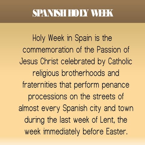 Semana santa | PPTX
