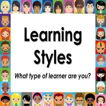 what type of learning style are you? | PPT