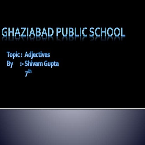 Adjectives | PPT