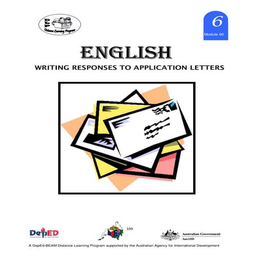 English 6-dlp-60-writing-repsonses-to-application-letters | PDF