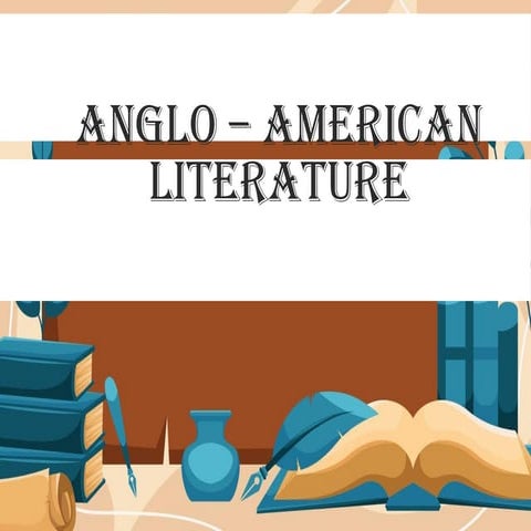 Introduction to Anglo-American Literature Grade 9 students | PPTX