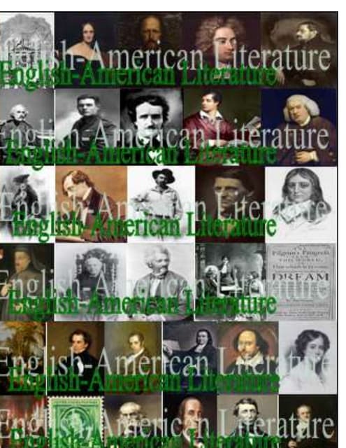 Introduction to Anglo-American Literature Grade 9 students | PPTX