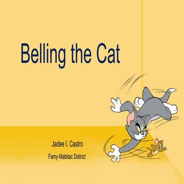 English-Belling the cat.pptx PRESENATATION | PPTX