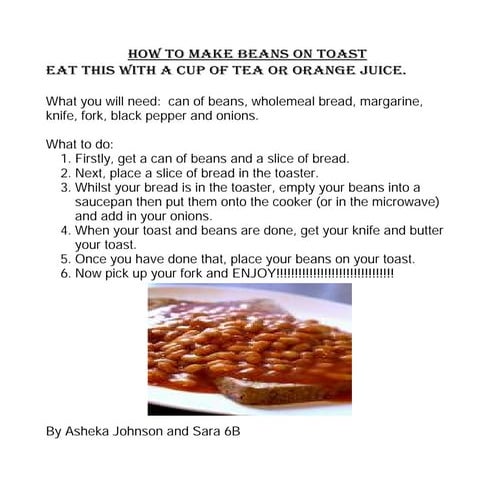 English Breakfast Menus And Recipes | PDF