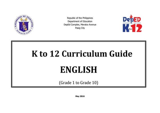 Module 1 ppt 1 K 12 framework | PPT