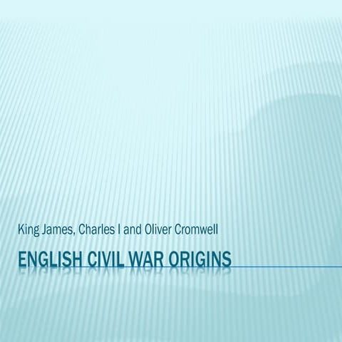 English Civil War | PPT