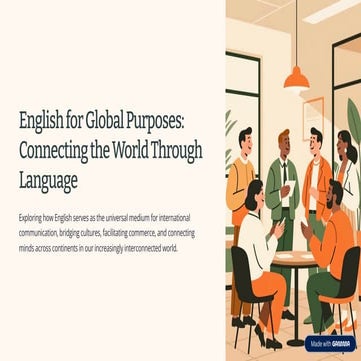 scope of spoken english a global language | PDF