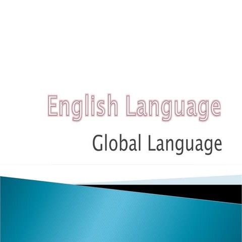 English Language | PPT | Education