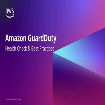 English - PPT- Amazon GuardDuty HealthCheck - Channel Programs.pptx